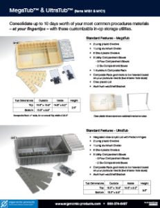 Mega Tub - Consolidate Dental Supplies | Ergonomic Products