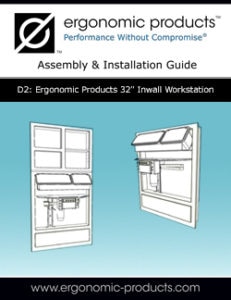 32in Hygiene Workstation - Dental Delivery | Ergonomic Products